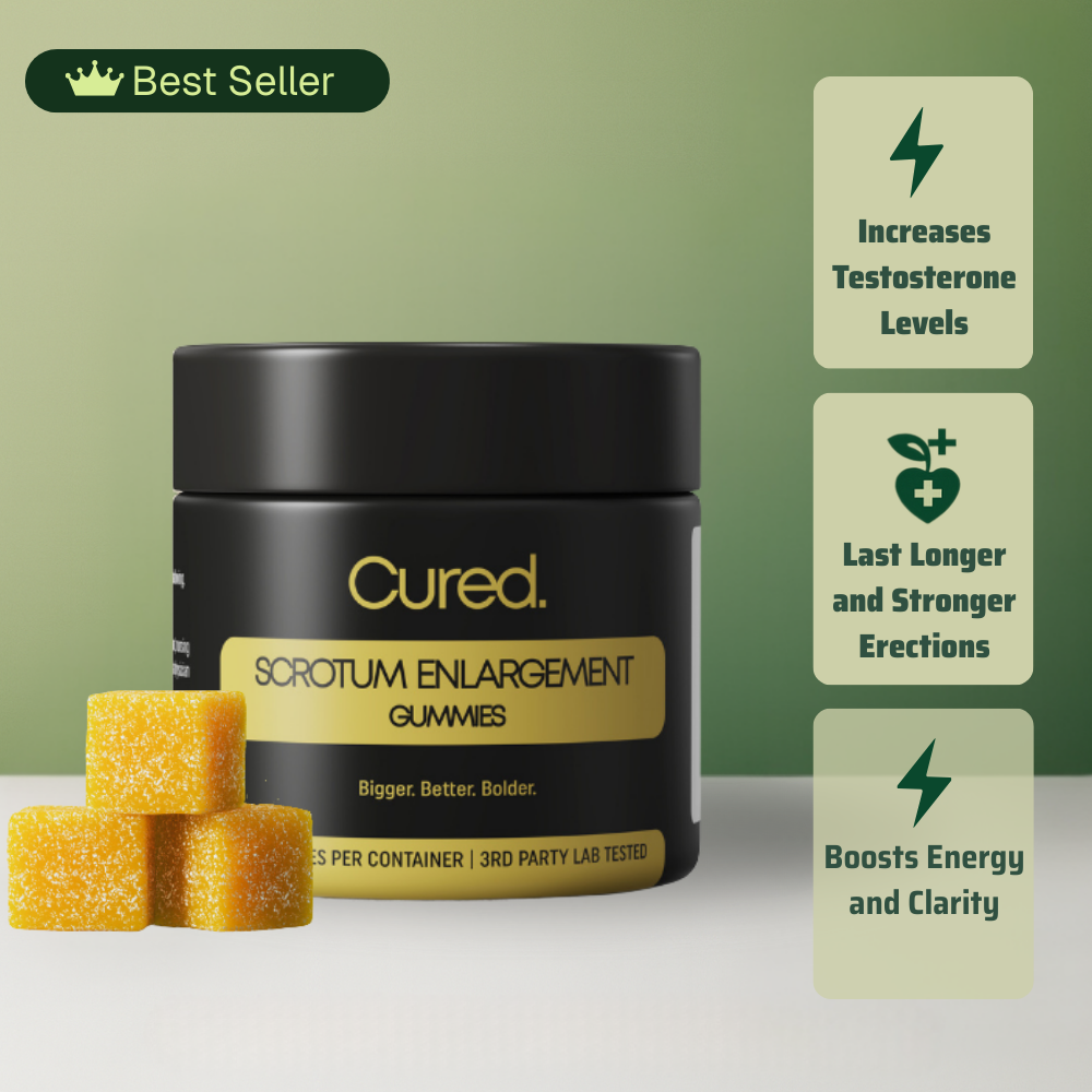 CURED® Scrotum Enlargement Gummies – Shop Cured